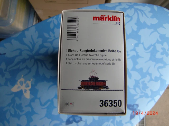 MÄRKLIN H0 36350 Elektro-Rangierlokomotive Reihe Ue der Schweden SJ EUR ...