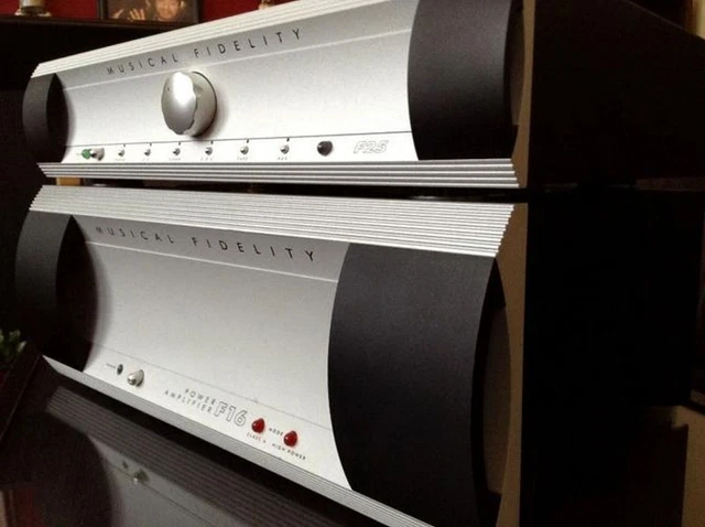 MUSICAL FIDELITY F16 AMPLIFIER CLASS A TOP HI END 2x200w MINT + F25 ...