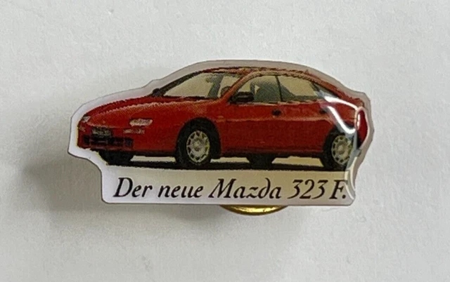 GERMAN THE NEW Mazda 323 Pin Badge 25 x 12 mm £8.72 - PicClick UK