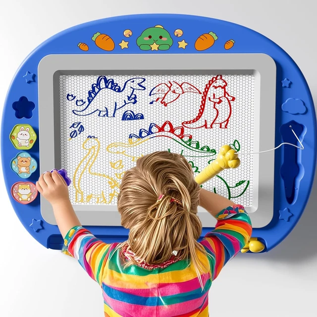 BLMUKCE EXTRA LARGE Magnetic Drawing Board Toy for Kids Age 3-7 Years ...