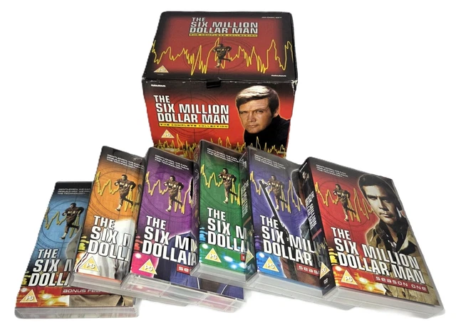 SIX 6 MILLION Dollar Man Complete Lee Majors Tv Series Uk Dvd Box Set ...