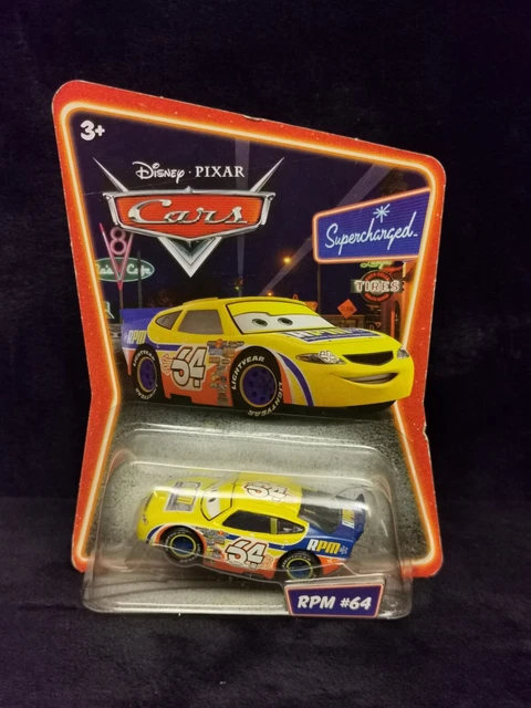 DISNEY PIXAR CARS Collector Model Diecast RPM #64 Vibrant Design Kid ...