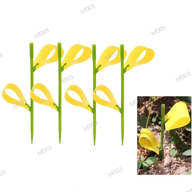 YELLOW CATCHING TOOL Sticky flower Pest Trap plant Board waterproof ...