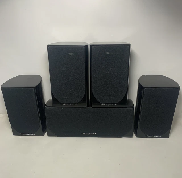 SET OF 5 wharfedale DX-1 surround sound satelite speakers £79.99 ...