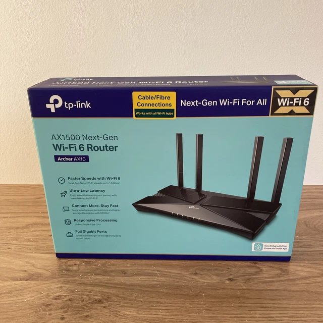 TP-LINK ARCHER AX10 AX1500 router Wi-Fi 6 dual-band - in scatola EUR 35 ...