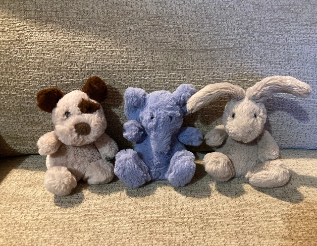JELLYCAT POPPET BUNDLE Pup Puppy Dog Elephant Bunny Rabbit Plush Soft ... JELLYCAT POPPET BUNDLE Pup Puppy Dog Elephant Bunny Rabbit Plush Soft ...