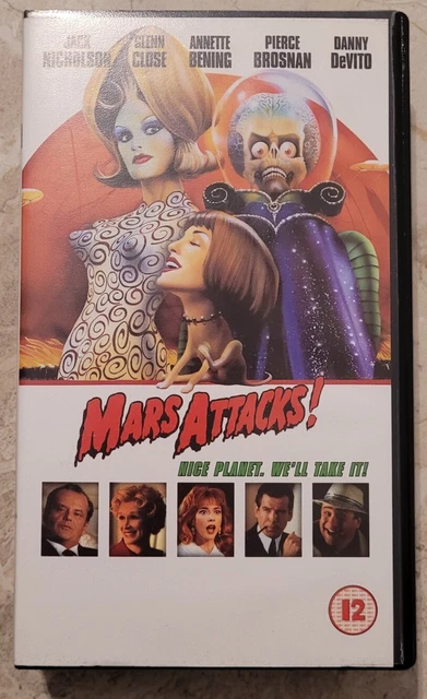 MARS ATTACKS! (VHS Video Tape) *NEW & SEALED* [057] £14.15 - PicClick UK