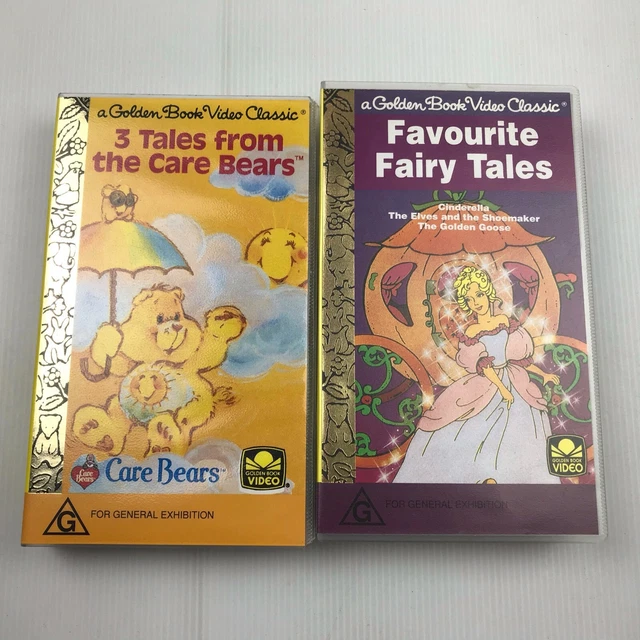 2 GOLDEN BOOK VHS Video Favourite Fairy Tales & Care Bears $28.55 ...