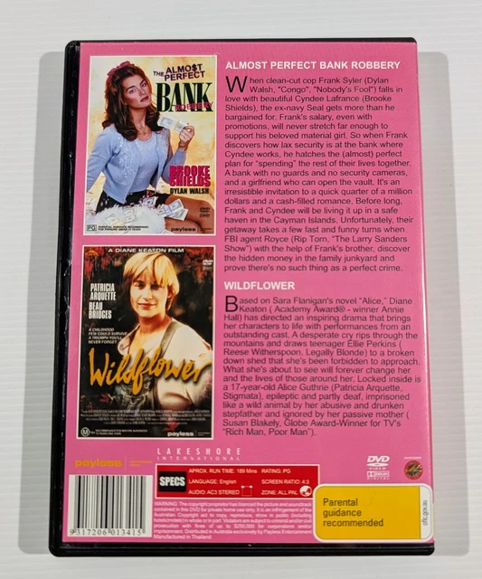 THE ALMOST PERFECT Bank Robbery / Wildflower - DVD - Region ALL $7.50 ...
