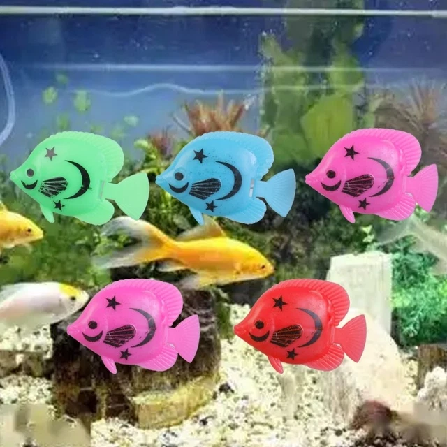 DECORATIVE AQUATIC ARTIFICIAL Tropical Fish Colorful Artificial ...