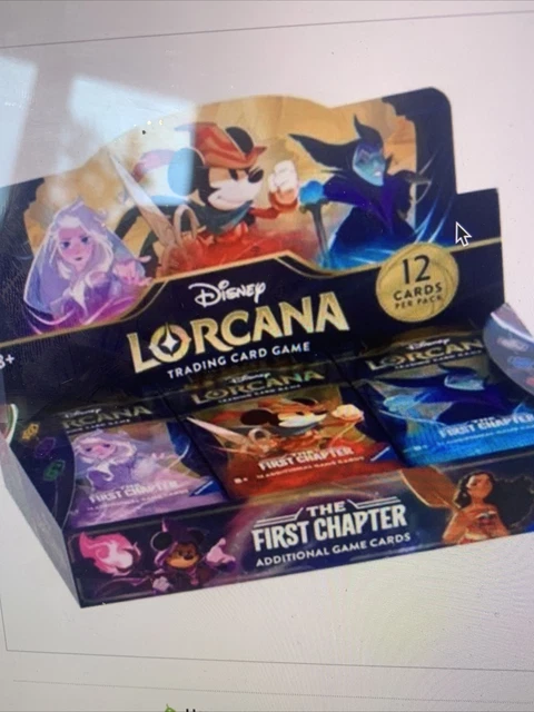 DISNEY LORCANA: THE First Chapter - Booster Box (PREORDER) SHIP AUG ...
