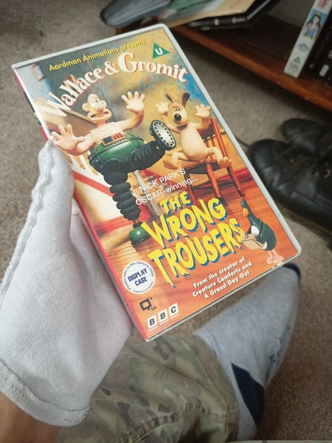 WALLACE AND GROMIT - The Wrong Trousers (VHS/H, 1994) £4.36 - PicClick UK