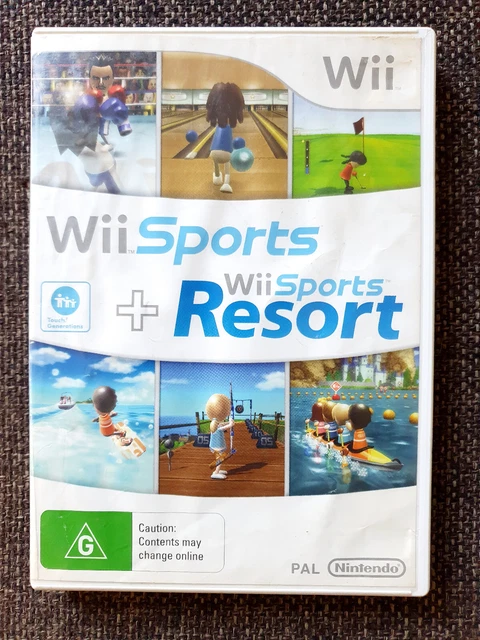 WII SPORTS + Wii SPORTS RESORT THE VIDEO GAME FOR NINTENDO Wii **FREE ...