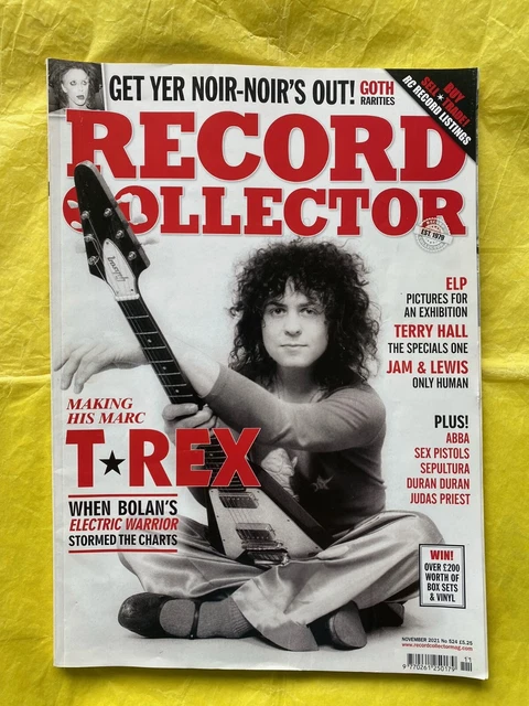 RECORD COLLECTOR MAGAZINE/NOV 21/Issue 524/T.Rex-Terry Hall-Jam & Lewis ...