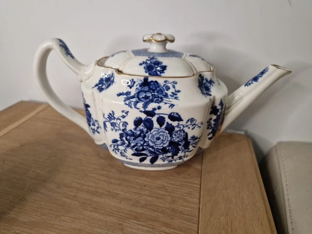 VINTAGE SPODE COPELAND Tea Set - Teapot, Milk Jug And Sugar Bowl, Blue ...