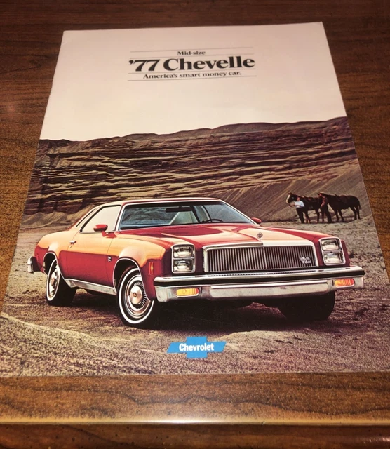VINTAGE 1977 CHEVROLET Chevelle Chevy Brochure $1.25 - PicClick