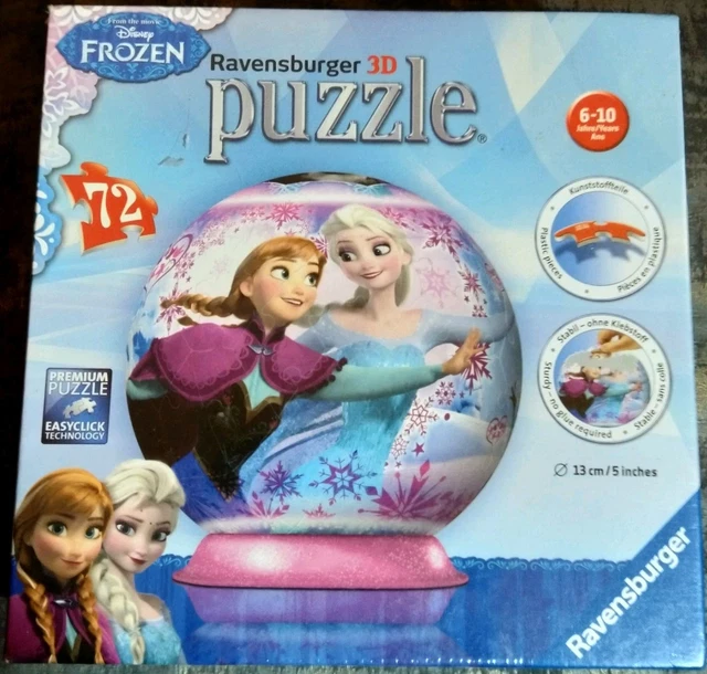 RAVENSBURGER DISNEY FROZEN PUZZLE BALL 72 Pce UNUSED BOXED SEALED ...