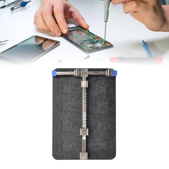 PHONE REPAIR FIXTURE Stainless Steel Universal Sturdy PCB Motherboard ...