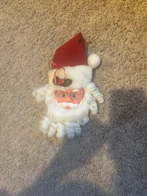 VTG. (1970S) Christmas Santa Head/Motion Activated Talks & Sings. £13. ...