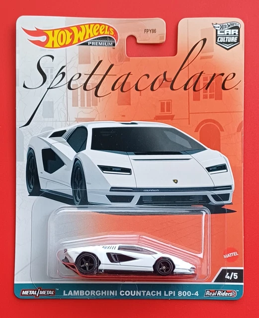 HOT WHEELS PREMIUM Spettacolare LAMBORGHINI COUNTACH LPI 800-4 NEU&OVP ...
