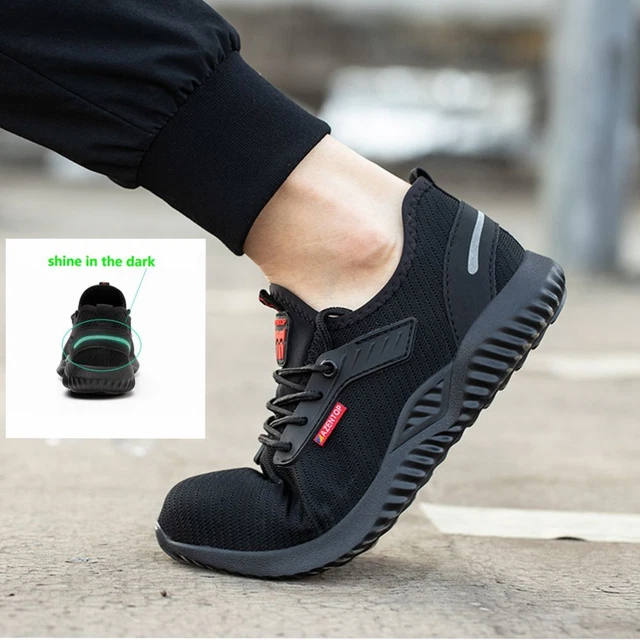SAFETY SHOES FOR Men Steel Toe Cap Trainers Womens Work Boots Safety ...
