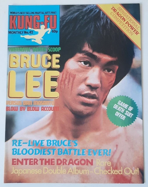 BRUCE LEE 1970S Kung Fu Monthly Poster Magazine No 42 £9.99 - PicClick UK
