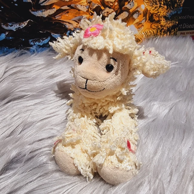 RARE JELLYCAT LAMB Lollopy Lamb Sheep With Flowers Soft Toy £149.99 ...