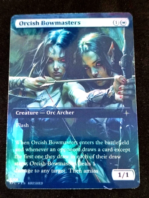MTG ORCISH BOWMASTER - Magic: The Gathering TCG - Sexy Waifu Girl ...
