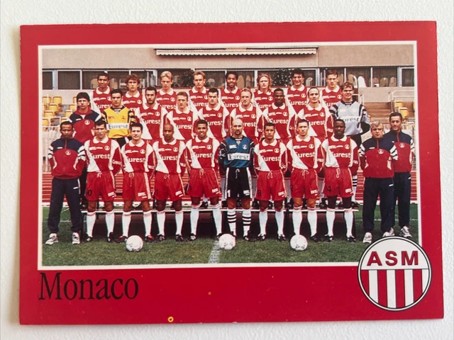 RARE VIGNETTE STICKER THIERRY HENRY AS MONACO ROOKIE 182 PANINI FOOT ...