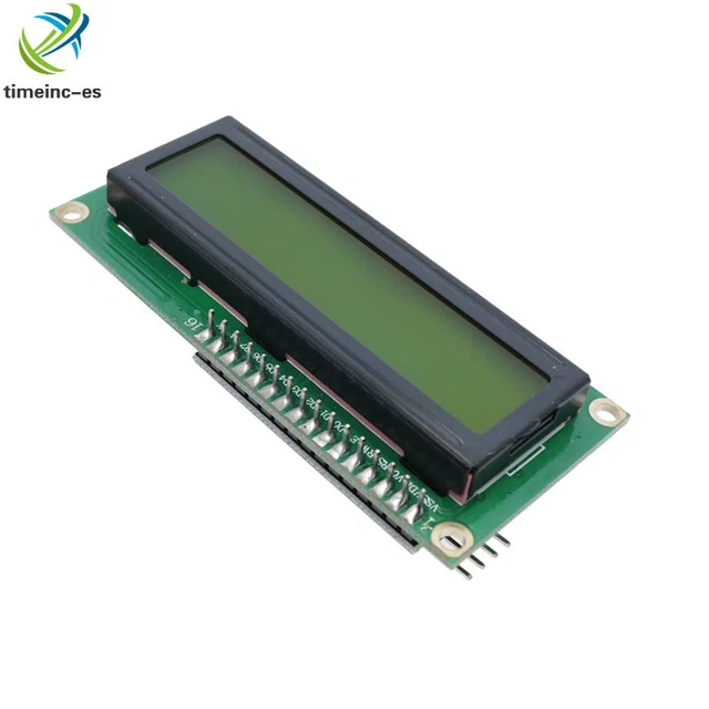 LCD YELLOW I2C Modul LCD1602 16x2 Zeichen Display HD44780 Arduino ...