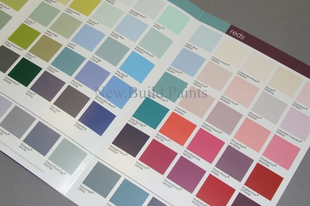 CROWN PAINTS TRADE Colour Chart Paint Guide - BS4800 180 Colours £2.99 ...