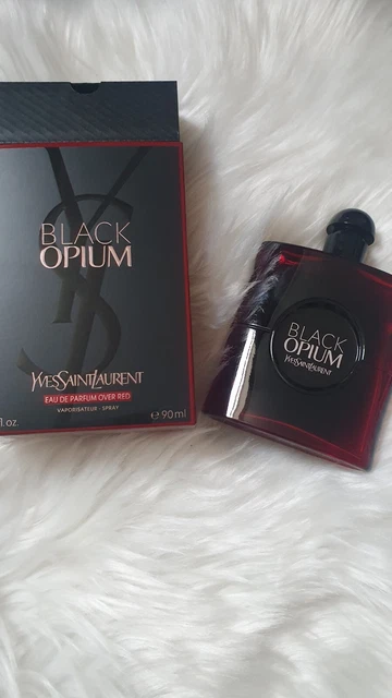 EMPTY YSL BLACK Opium Over Red Bottle And Box £12.99 - PicClick UK