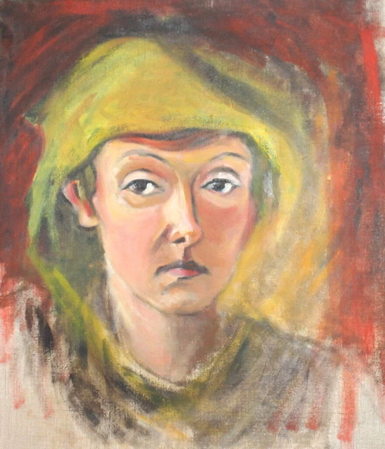 TABLEAU ANCIEN HUILE portrait expressionniste EUR 259,39 - PicClick FR