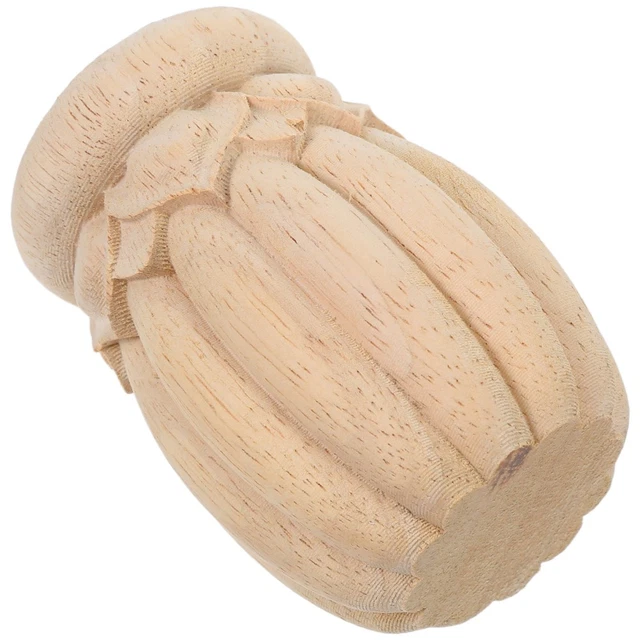 EUROPEAN STYLE WOOD Carving Columns Staircase Rail Toppers DIY Craft ...