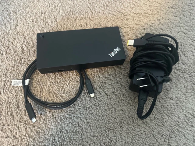 LENOVO THINKPAD UNIVERSAL USB-C Docking Station - Black $105.00 - PicClick