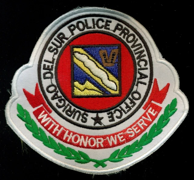 PNP PHILIPPINE NATIONAL Police Surigao Del Sur Provincial Office Patch ...