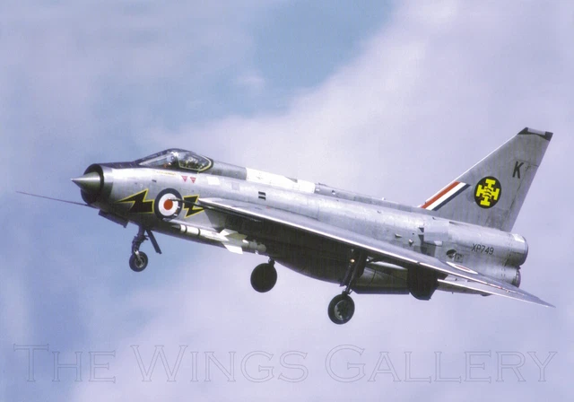AVIATION PHOTO PRINT A4 size BAC Lightning F.3 XP749 111 Sqn. £3.95 ...