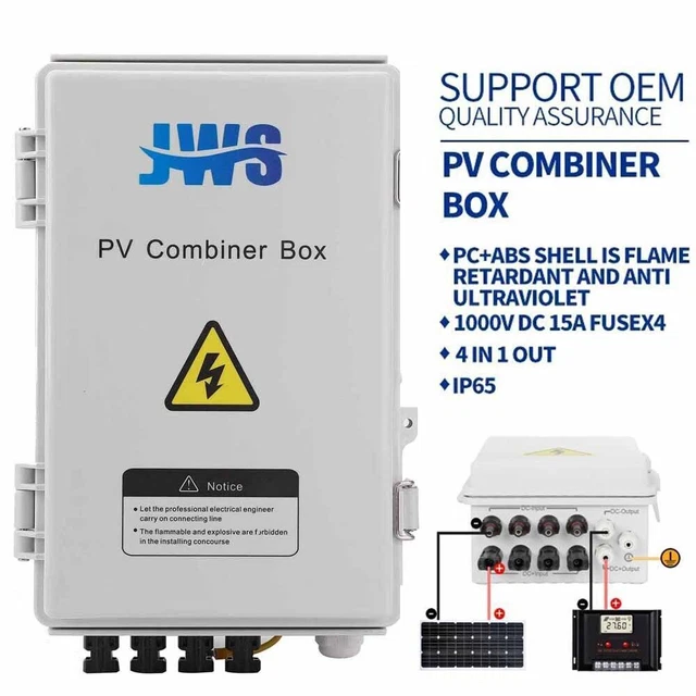4/6-STRING SOLAR PV Combiner Box with Arrester and Circuit Breaker ...