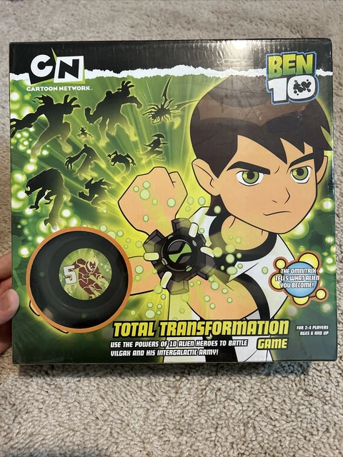 BEN 10 TOTAL Transformation Board Game 2007 Omnitrix Alien Hero Power ...