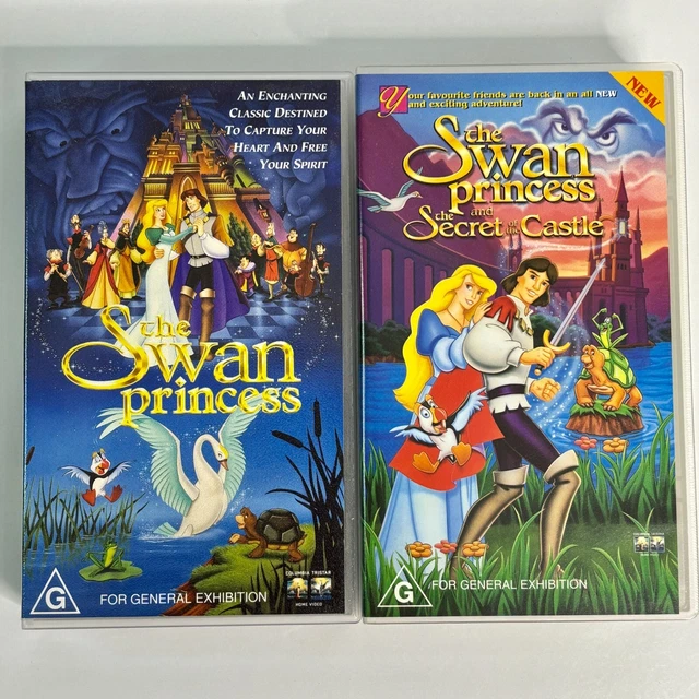 THE SWAN PRINCESS & The Swan Princess & The Secret Castle VHS Tested ...