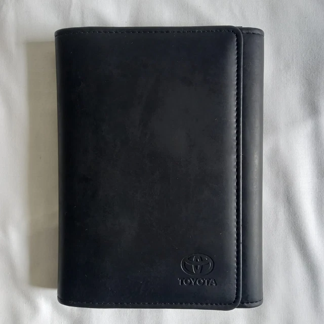GENUINE TOYOTA DOCUMENT Wallet Owners Manual Handbook Service Record ...