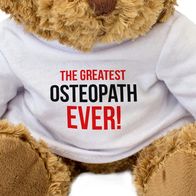 THE GREATEST OSTEOPATH EVER - Teddy Bear - Cute Cuddly - Gift Present £ ...