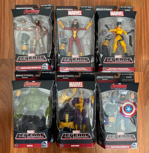 RARE - MARVEL Legends Age Of Ultron - Complete Avengers - Thanos BAF ...
