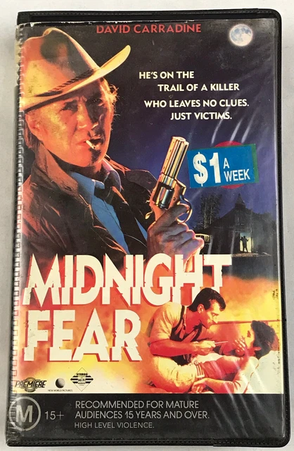 MIDNIGHT FEAR VHS Clamshell Video Tape Ex Rental $53.10 - PicClick AU