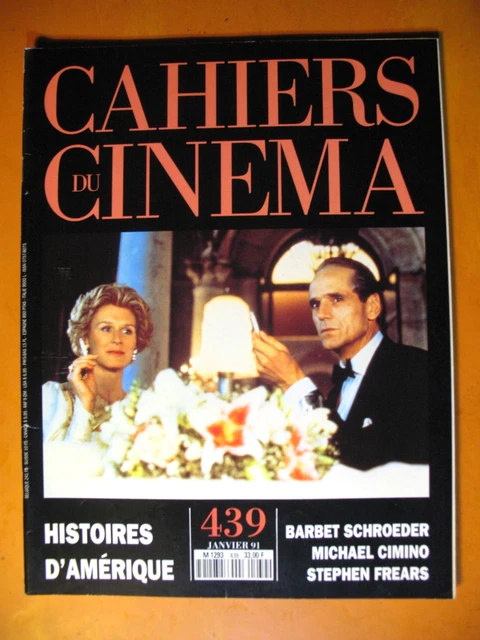 CAHIERS DU CINÉMA 439 du 01/1991- Histoires d'Amérique. Barbet Schroeder. Cimino EUR 4,49 ...