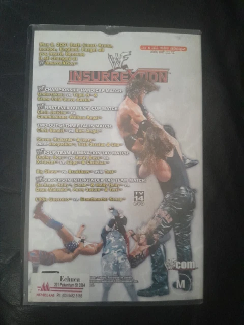 WWE WWF INSURREXTION 2001 Wrestling Vhs Video £12.44 - PicClick UK