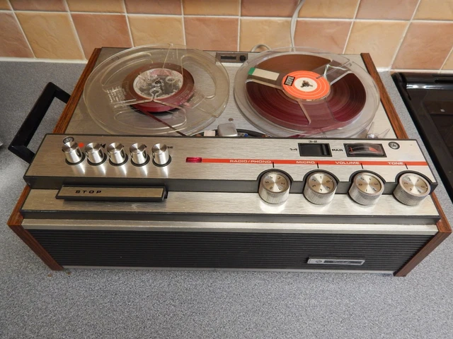 PYE CAMBRIDGE 9123 Reel to Reel Tape Recorder / Player - Vintage £20.00 ...