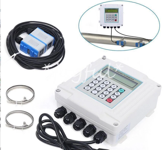 DIGITAL FIXED ULTRASONIC Flow Meter DN50-700mm TUF-2000SW+TM-1 £247.50 ...