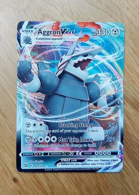 CARTE POKEMON VMAX Aggron hp330 (version anglaise) EUR 5,00 - PicClick FR