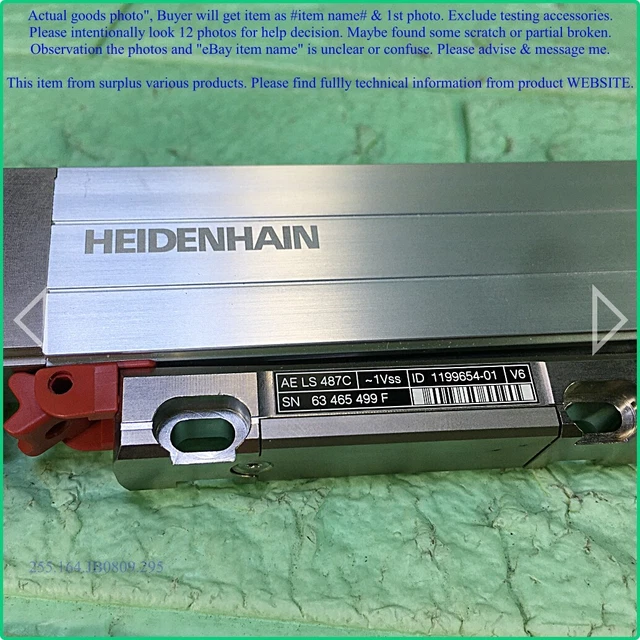 HEIDENHAIN AE LS 487C, linearer Maßstabsgeber wie Foto, sn: 499F, NEU ...